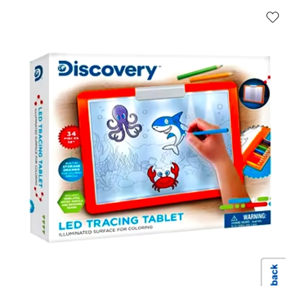 Discovery | Toys | Discovery Kids Led Illuminated Tracing Tablet New ...